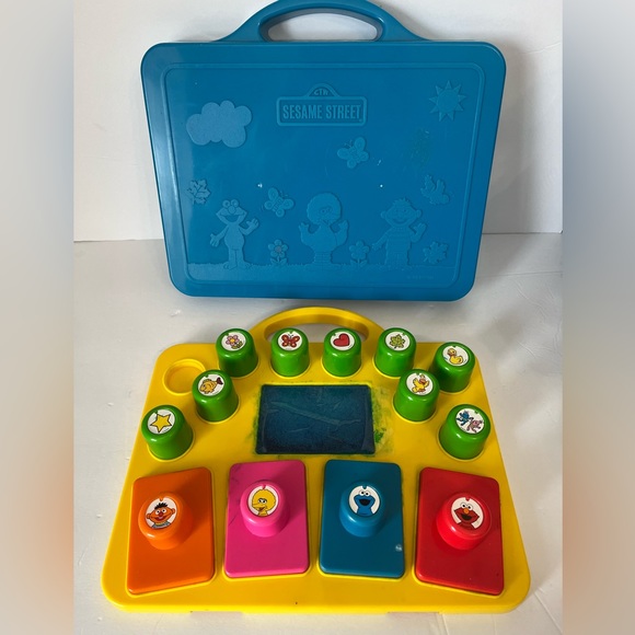 Sesame Street | Toys | Vintage Sesame Street Stamp Set | Poshmark